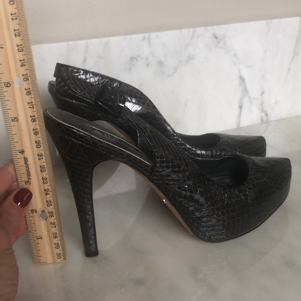 Abs Collection Snakeskin Platforms - Gem